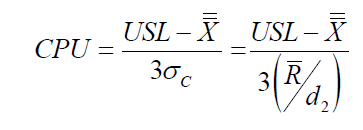 SPC: Unilateral Tolerance Capability Indices